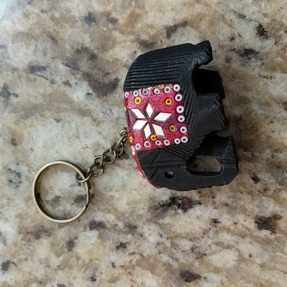 Accessories | Hand Carved Wooden Thai Elephant Keychain | Poshmark
